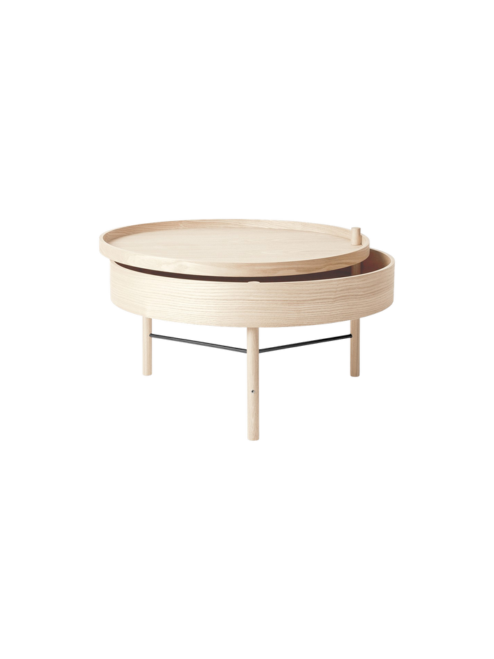 Turning Table by Theresa Arns | Lounge Table w/ Hidden Storage