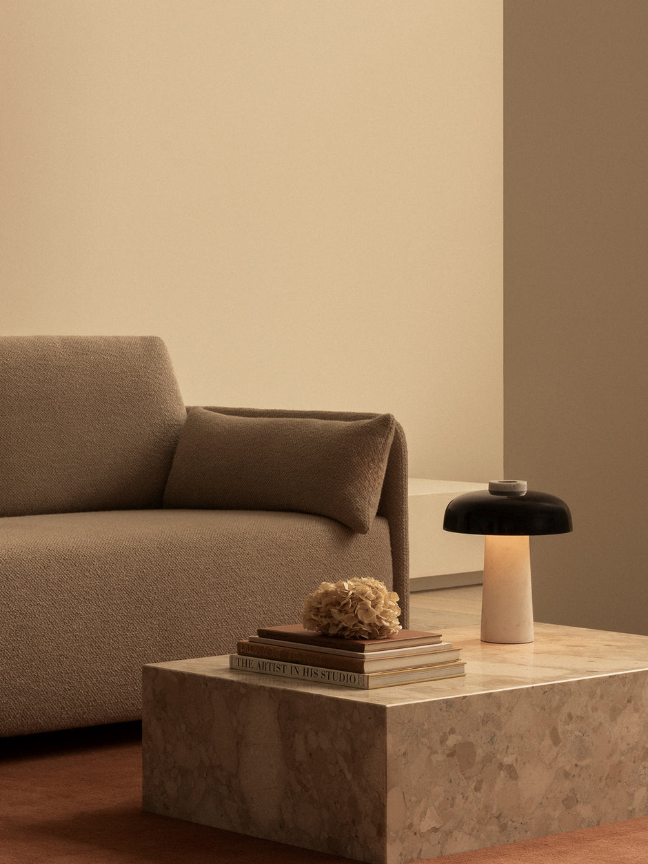 Reverse Table Lamp, Portable | Raw and elegant lamp by Audo