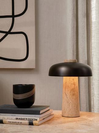 Reverse Table Lamp | Raw and elegant lamp by Aleksandar Lazic