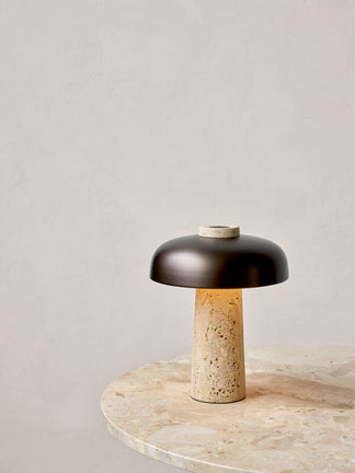 Reverse Table Lamp | Raw and elegant lamp by Aleksandar Lazic