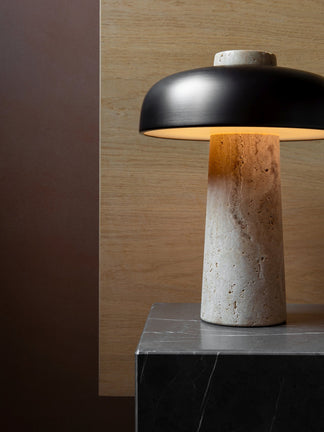 Reverse Table Lamp | Raw and elegant lamp by Aleksandar Lazic